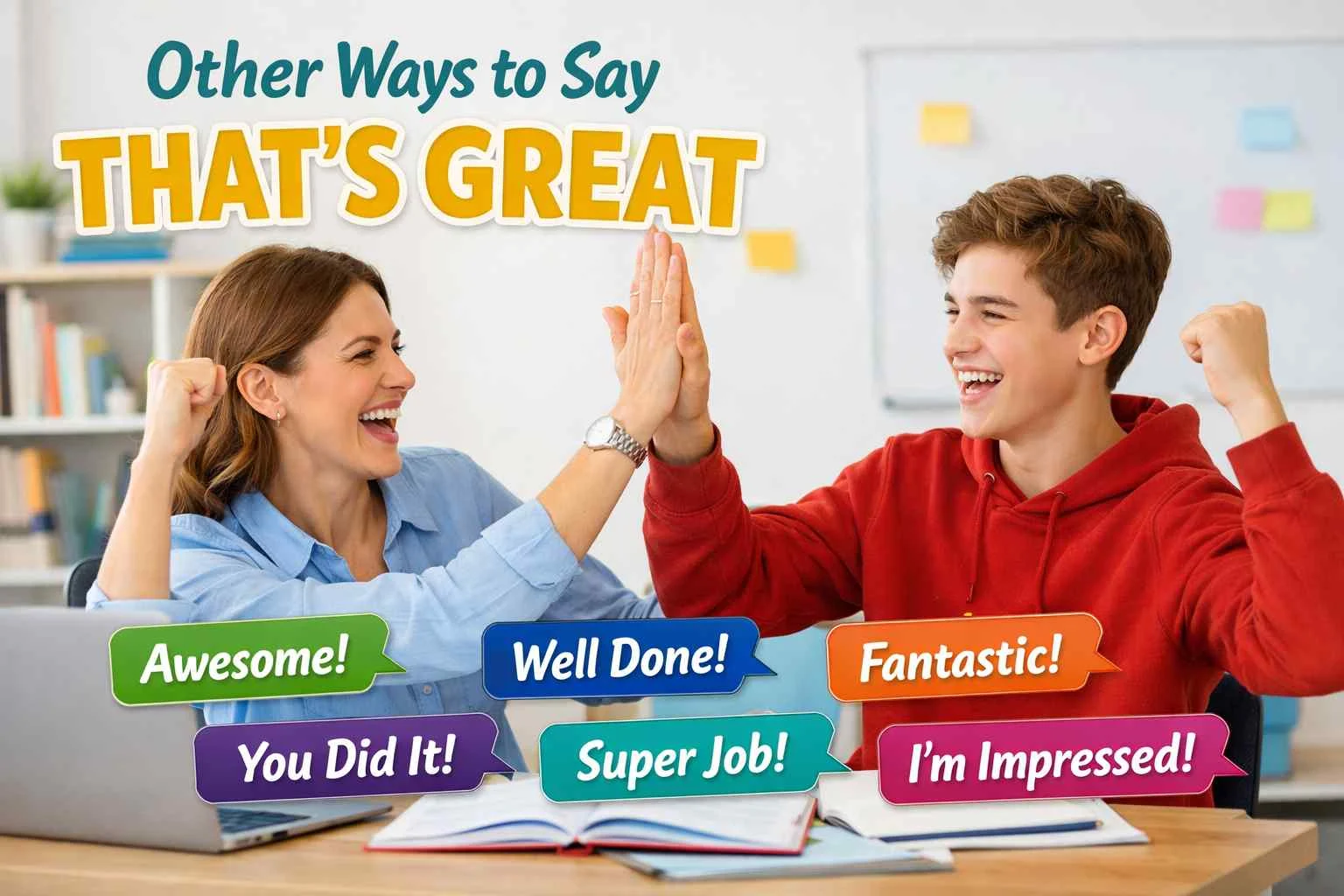 30+ Other Ways to Say “That’s Great” (Better & Polite Alternatives+2026)